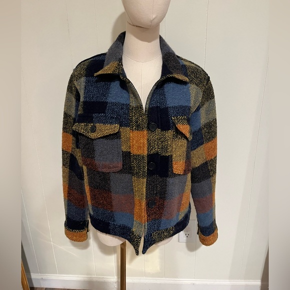 House of Harlow 1960 | Jackets & Coats | House Of Harlow 96 Blue Yellow ...